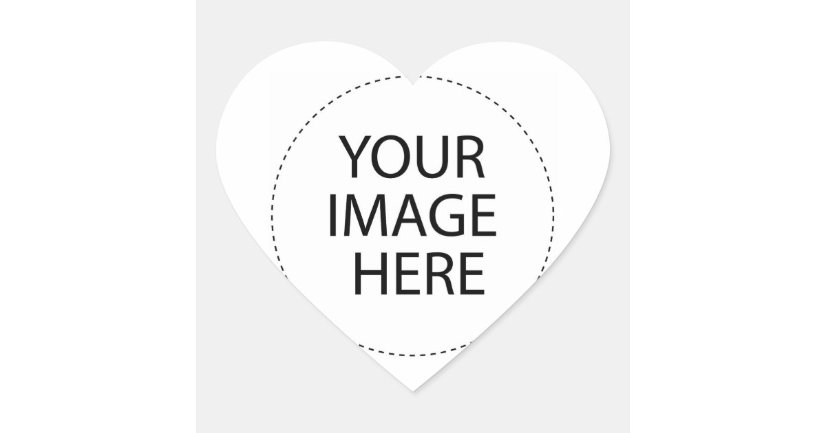 Create Your Own Heart Sticker | Zazzle