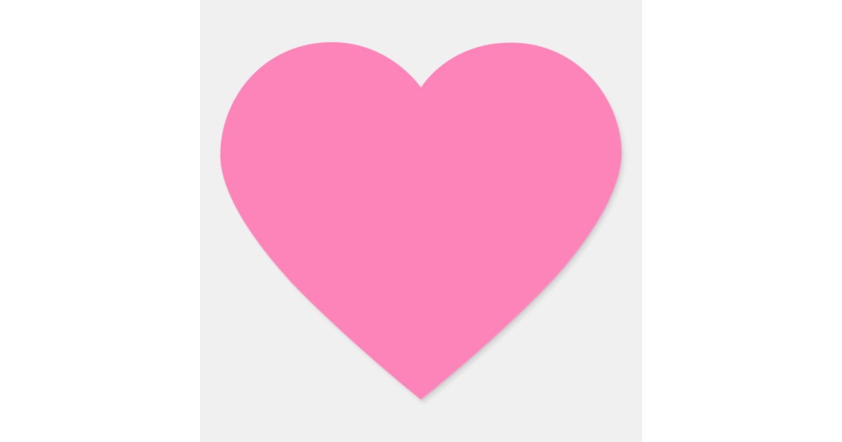 Create your own heart sticker | Zazzle