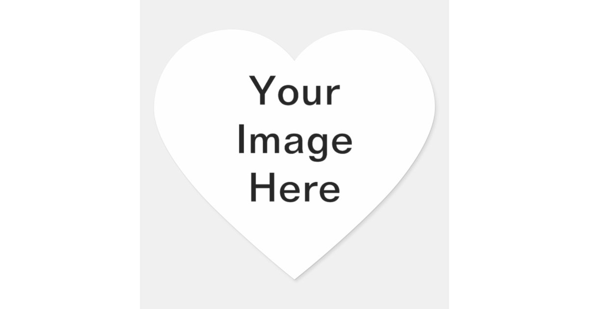 Create your Own Heart Sticker | Zazzle