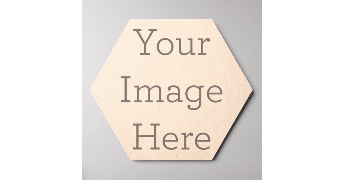Create Your Own Hex Wood Photo Tile | Zazzle