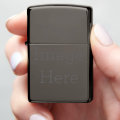 Create Your Own High Polish Black Ice Zippo® Zippo Lighter | Zazzle