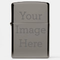 Create Your Own High Polish Black Ice Zippo® Zippo Lighter | Zazzle