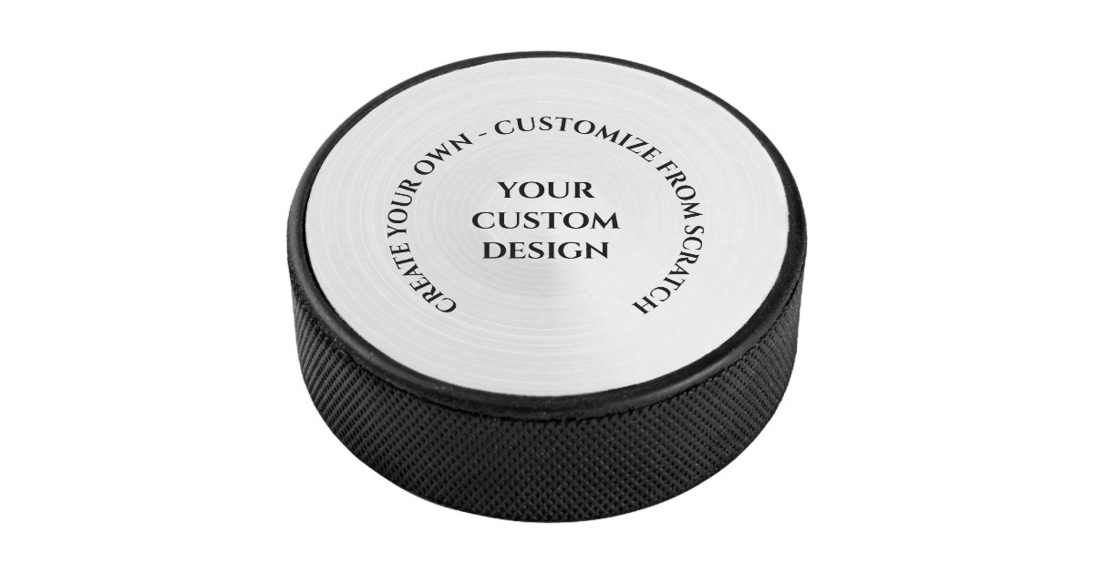Create Your Own Hockey Puck | Zazzle