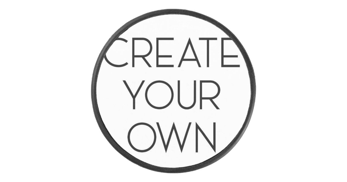 Create Your Own Hockey Puck | Zazzle