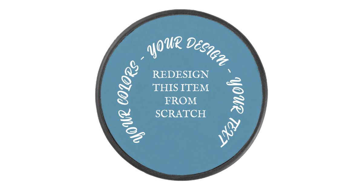 Create Your Own Hockey Puck | Zazzle