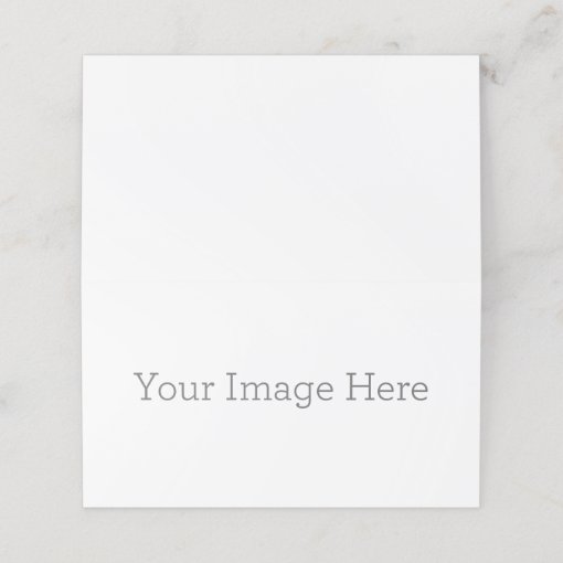 Create Your Own Horizontal Folded Paper Place Card | Zazzle