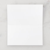 Create Your Own Horizontal Folded Paper Place Card | Zazzle