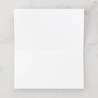 Create Your Own Horizontal Folded Paper Place Card | Zazzle