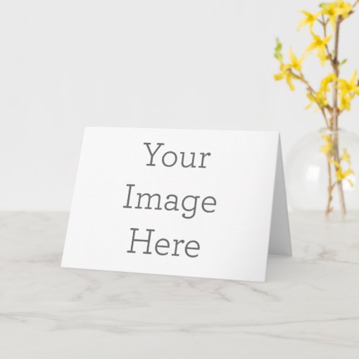 Create Your Own Horizontal Greeting Card | Zazzle
