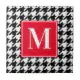 Create Your Own Houndstooth Pattern Monogrammed Ceramic Tile | Zazzle
