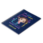 Create Your Own I AM - Positive Girl Affirmations Notebook | Zazzle