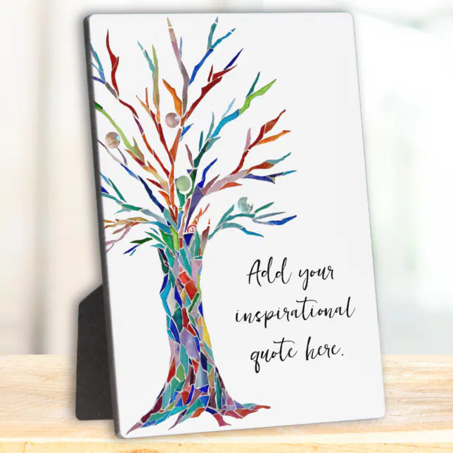 Create Your Own Inspirational Motivational Quote Plaque | Zazzle