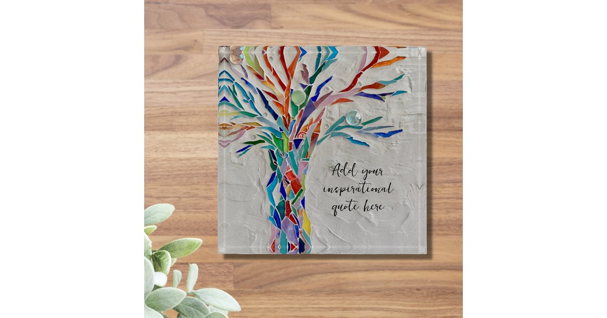 Create Your Own Inspirational Quote Paperweight | Zazzle