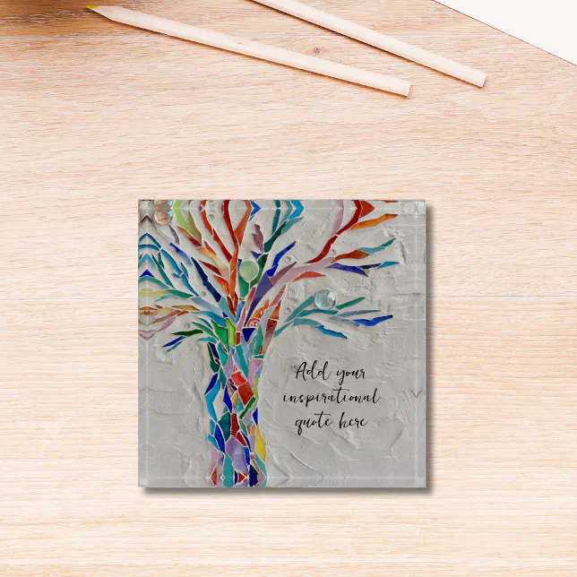 Create Your Own Inspirational Quote Paperweight | Zazzle