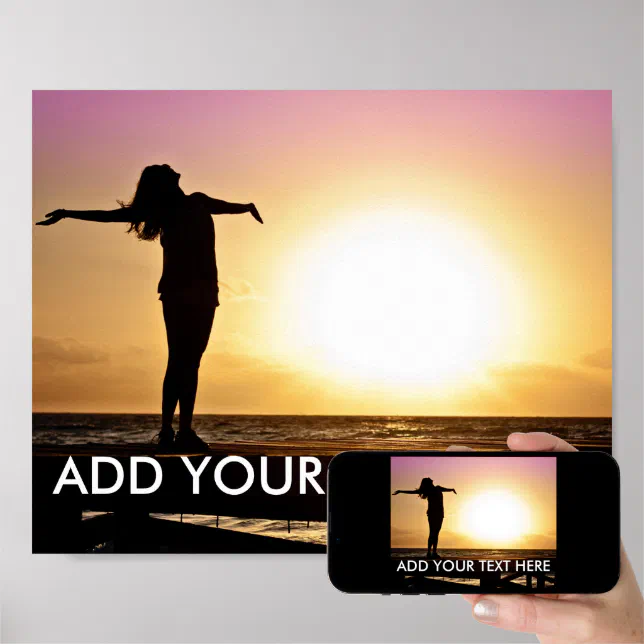 Create Your Own Inspirational Quote Poster | Zazzle