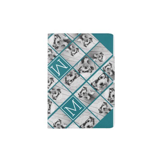 Floral Sunflower Rustic Wood Monogram Passport Holder | Zazzle.com