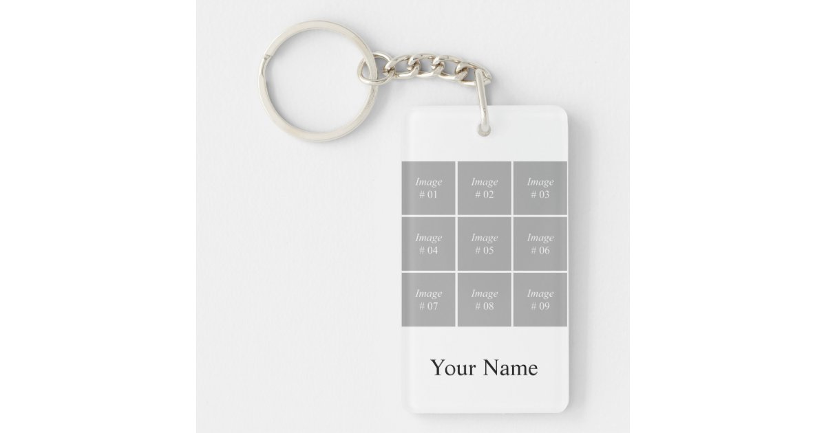 Create your own Instagram photo collection Keychain | Zazzle.com