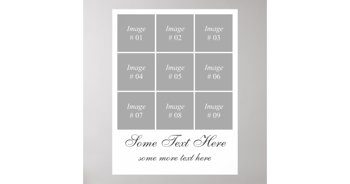 Create your own Instagram photo collection Poster | Zazzle