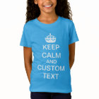 Create Your Own Keep Calm and Carry On Custom T-Shirt | Zazzle