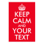 Create Your Own Keep Calm and Your Text Poster | Zazzle