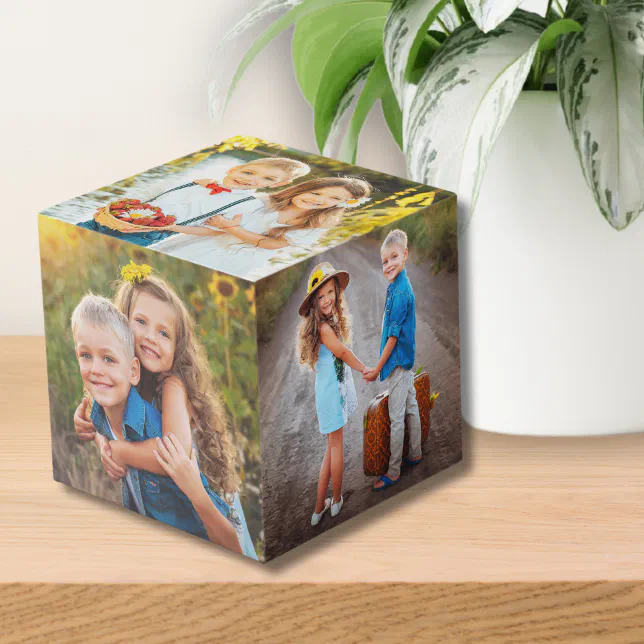 Create Your Own Keepsake Kids Photo Cube | Zazzle