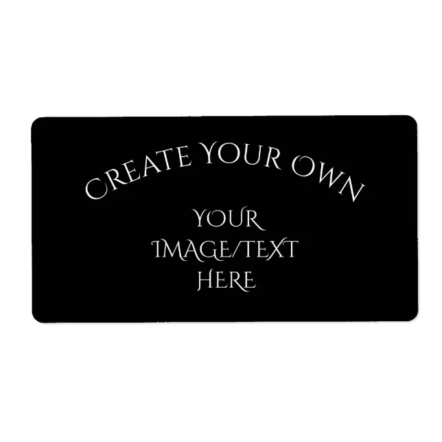 Create Your Own Label | Zazzle