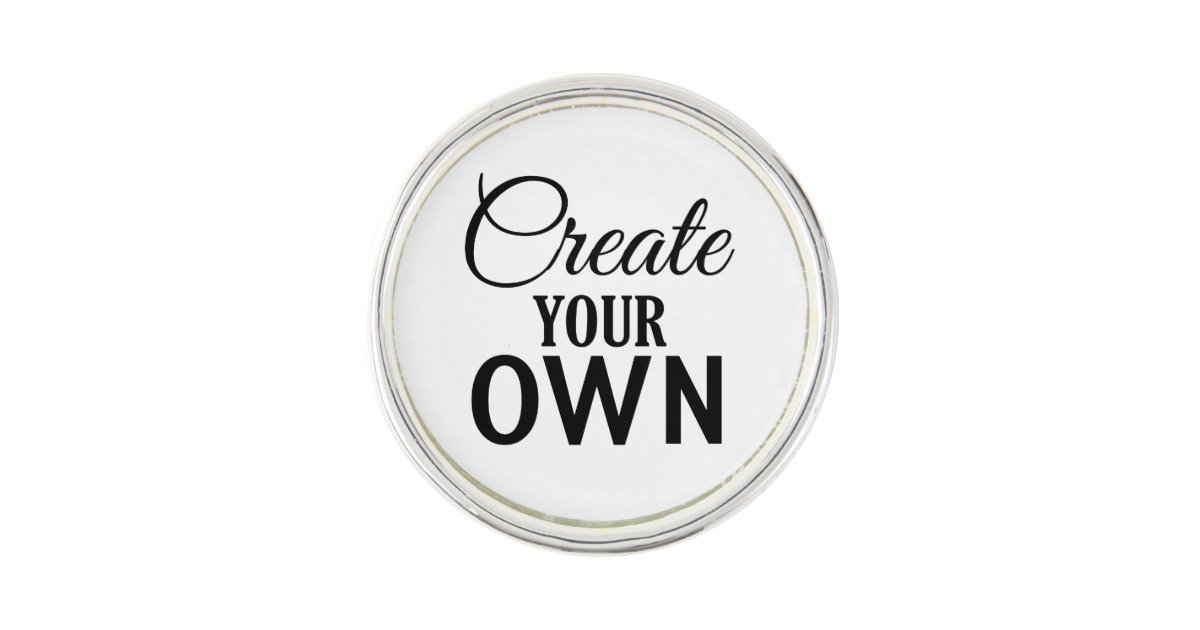 Create Your Own Lapel Pin | Zazzle