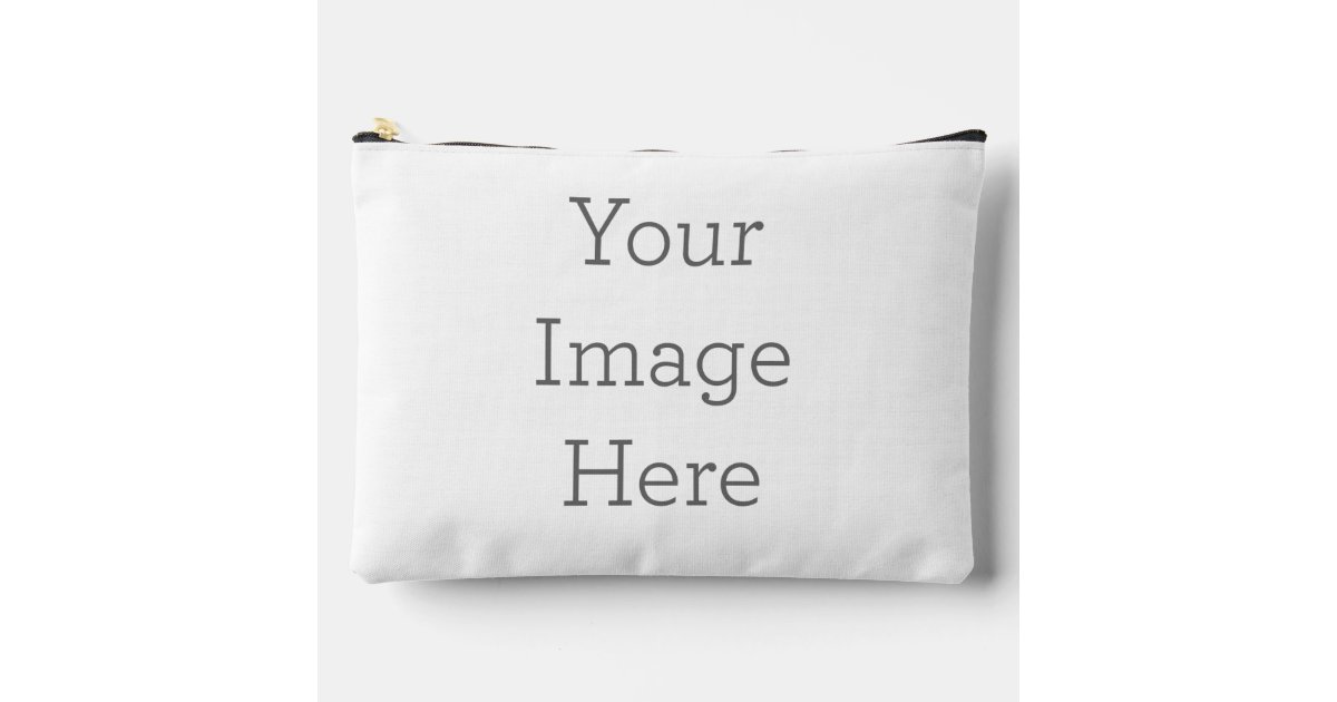 Create Your Own Large Accessory Pouch | Zazzle