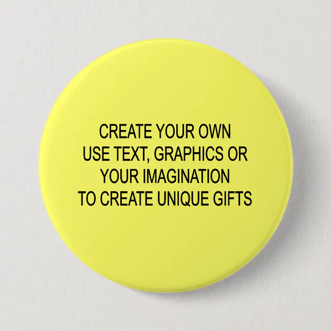 Create Your own Large Button Badges | Zazzle