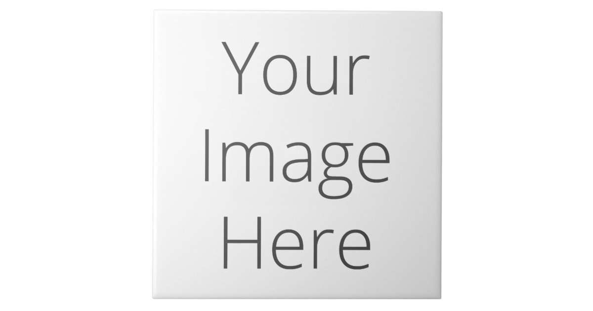 Create Your Own Large Ceramic Photo Tile | Zazzle