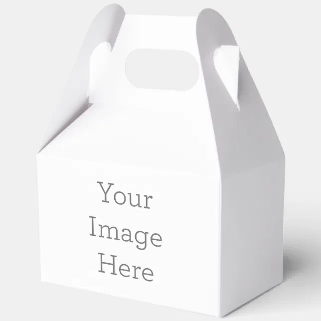 Create Your Own Large Gable Favor Box | Zazzle