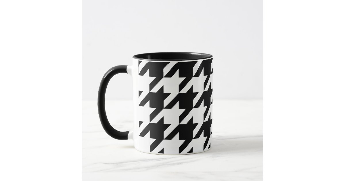 Create Your Own Large Houndstooth Mug | Zazzle