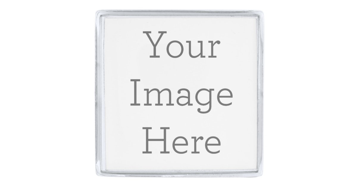 Create Your Own Large Square Lapel Pin | Zazzle