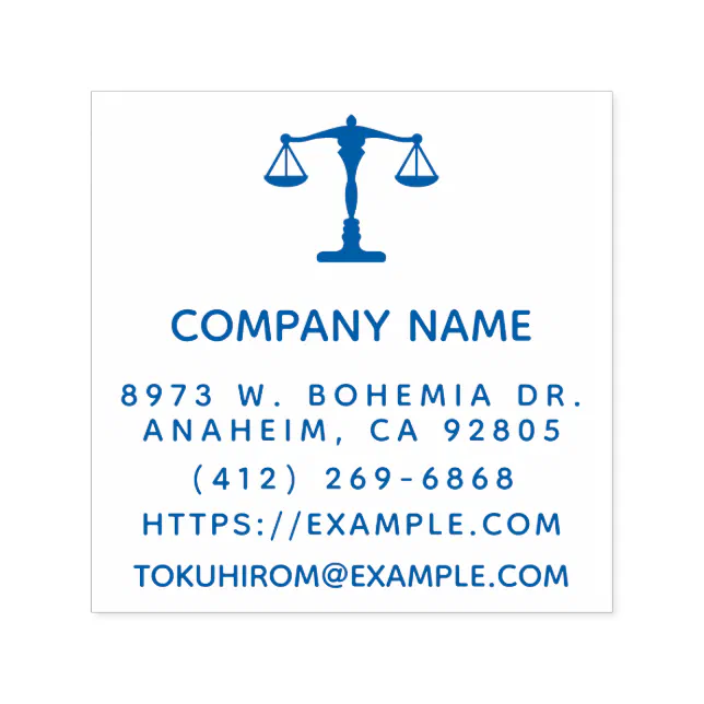 Create Your Own Law Firm Self-inking Stamp | Zazzle