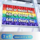 Create Your Own LGBTQ Gay Pride Party Custom Text Banner | Zazzle