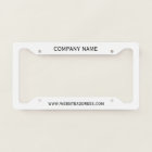 Do It Yourself Black License Plate Frame | Zazzle.com