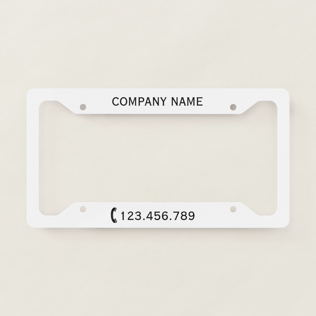 Create Your Own Licence Plate Frame | Zazzle