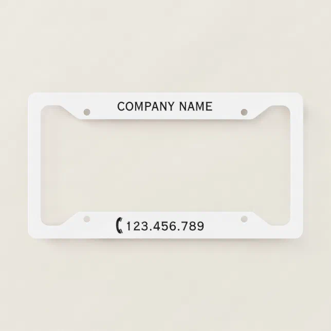 Create Your Own Licence Plate Frame | Zazzle