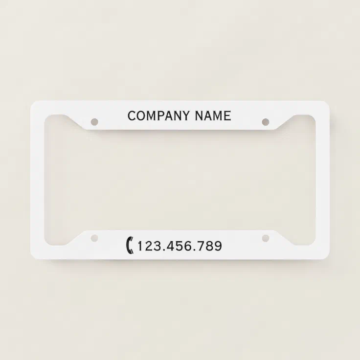Create Your Own Licence Plate Frame | Zazzle