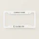 Create Your Own Licence Plate Frame | Zazzle