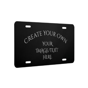 Create Your Own License Plate | Zazzle