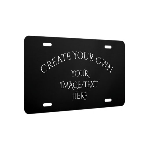 Create Your Own License Plate | Zazzle
