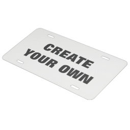 Create Your Own License Plate | Zazzle