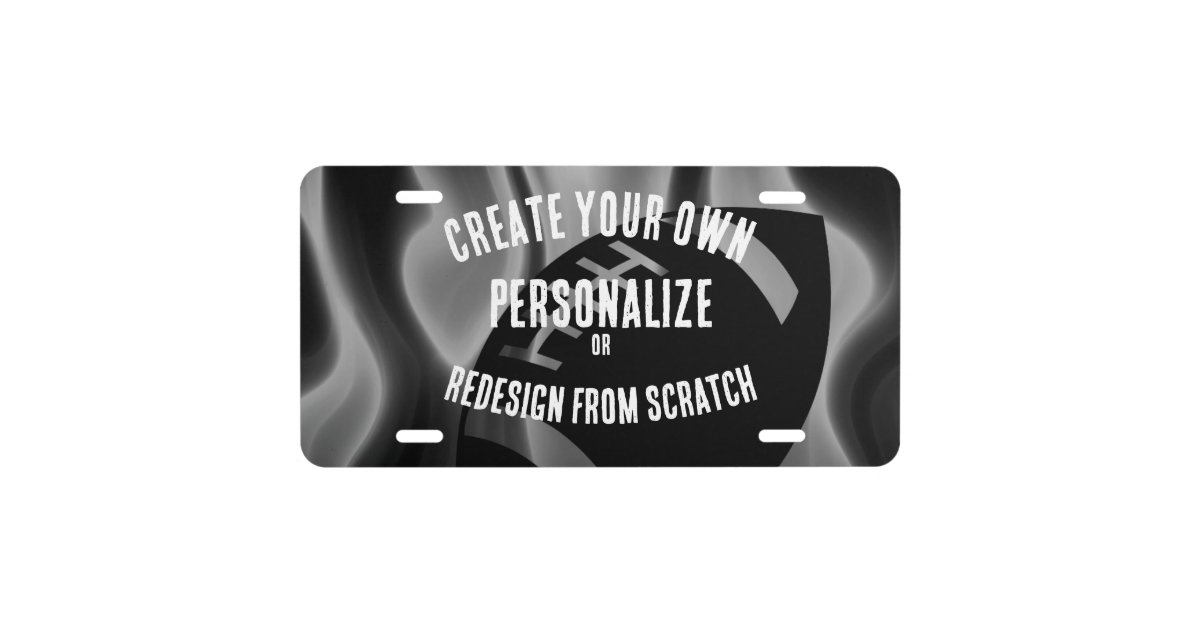 Create Your Own License Plate | Zazzle
