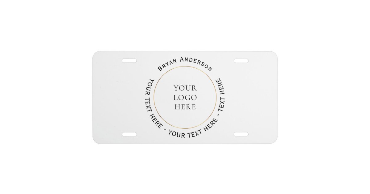 Create Your Own License Plate | Zazzle