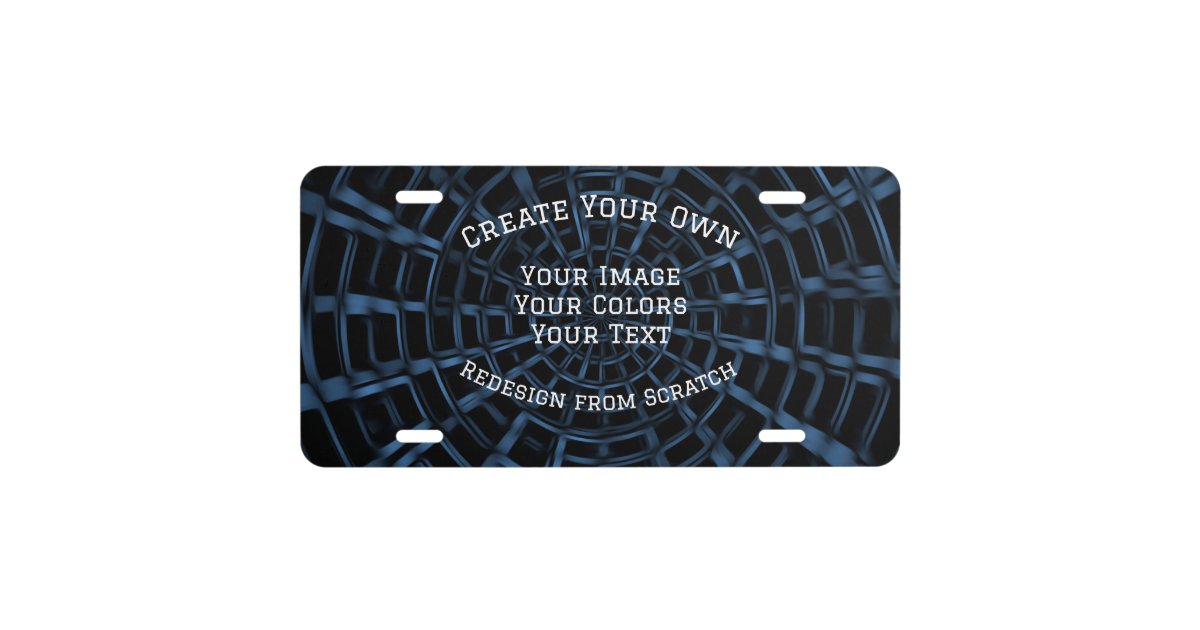 Create Your Own License Plate | Zazzle