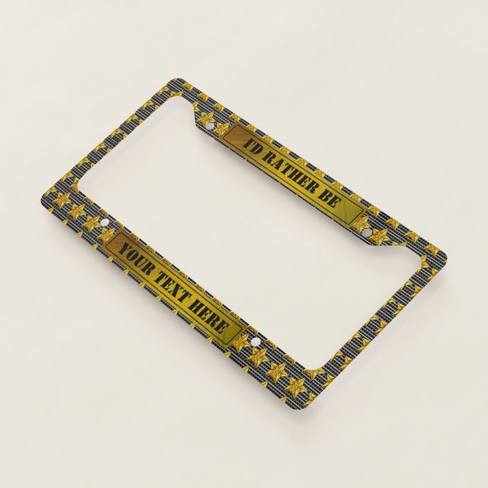 Create your own license plate frame | Zazzle.com