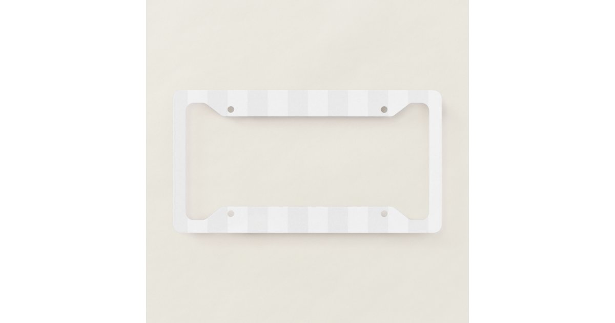 Create Your Own License Plate Frame | Zazzle