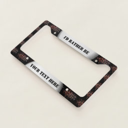 Create your own license plate frame | Zazzle