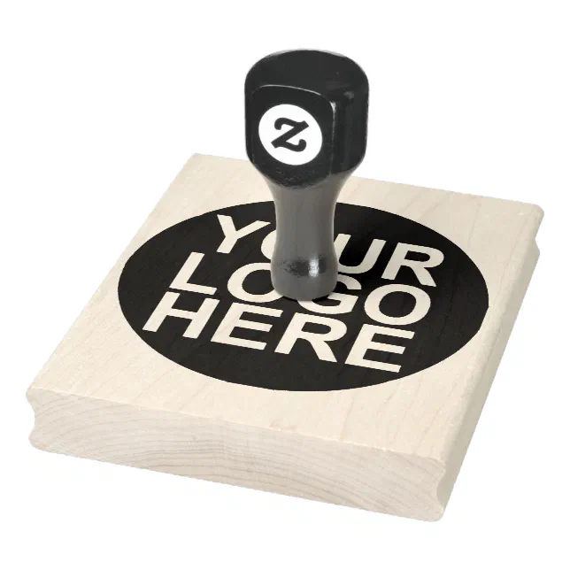 Create Your Own Logo or image Rubber Stamp | Zazzle